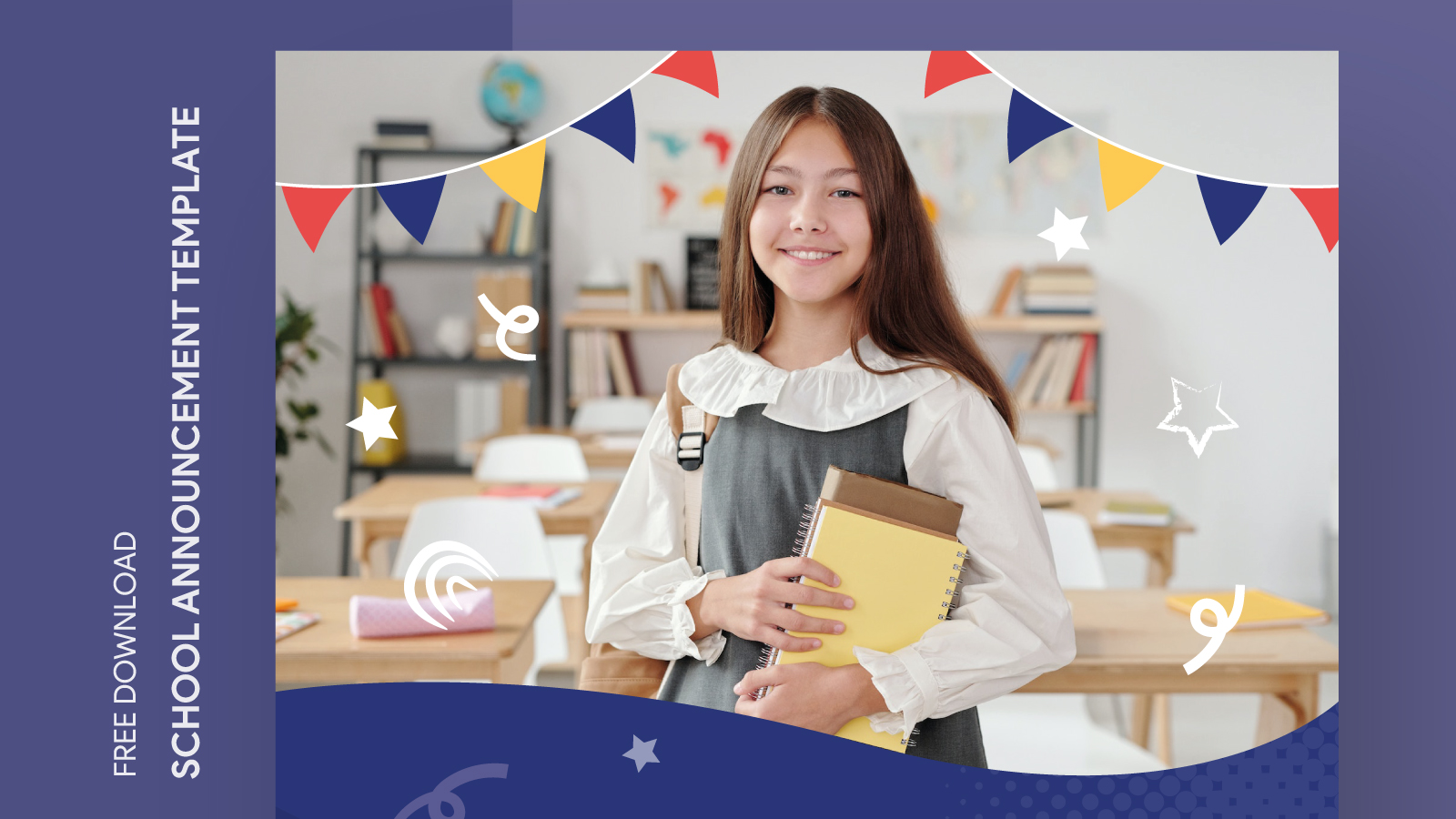 Child's Birthday School Announcement Free Google Docs Template