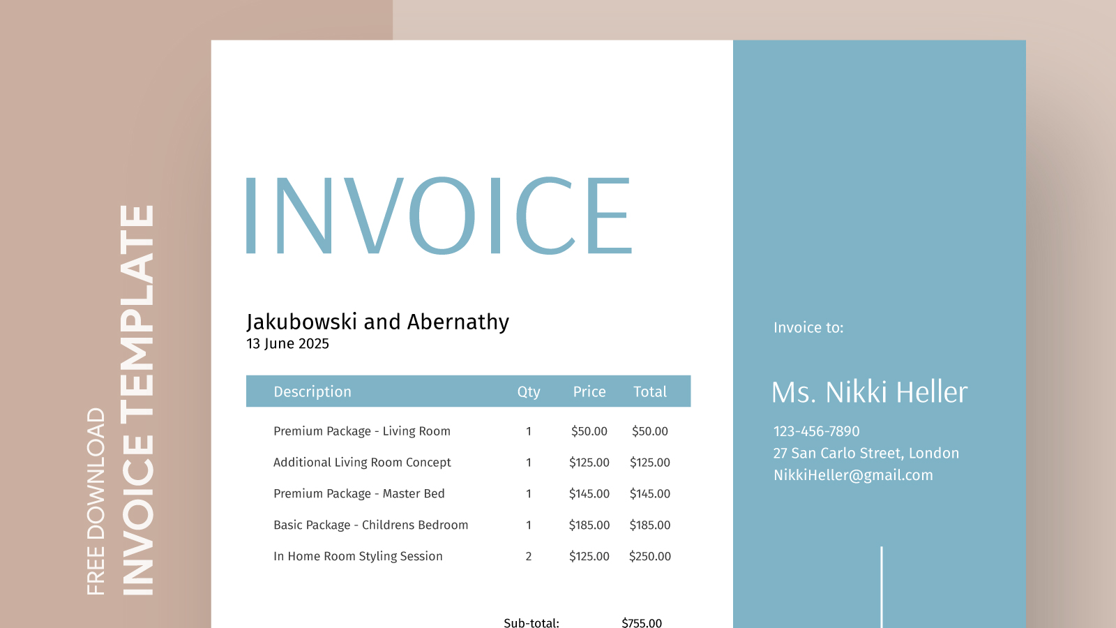 Generic Invoice Free Google Docs Template - gdoc.io