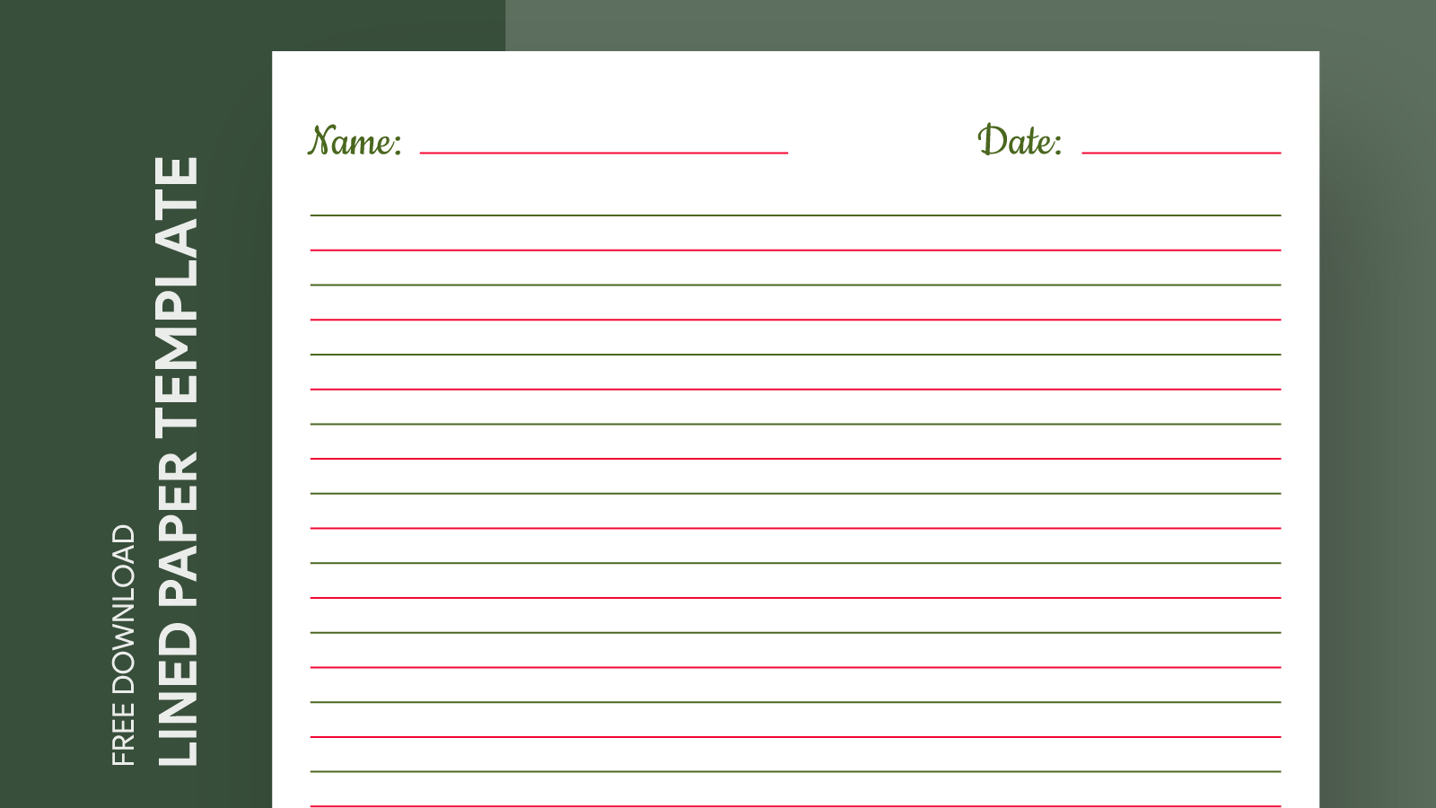 Lined Paper Free Google Docs Template Gdoc io Lined Papers