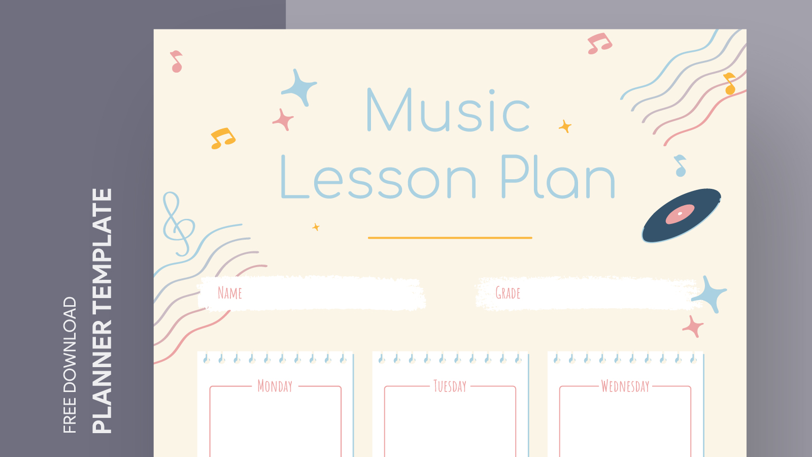 Music Lesson Plan Free Google Docs Template - gdoc.io