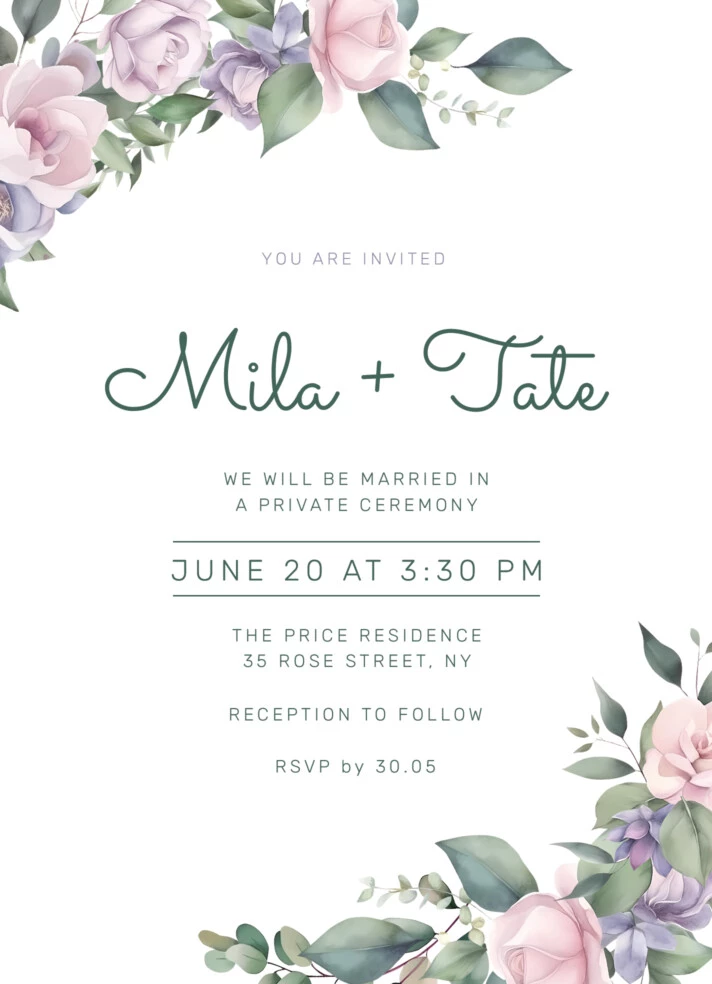 Wedding Invitation Template Google Docs Page 52 | Beige Wedding