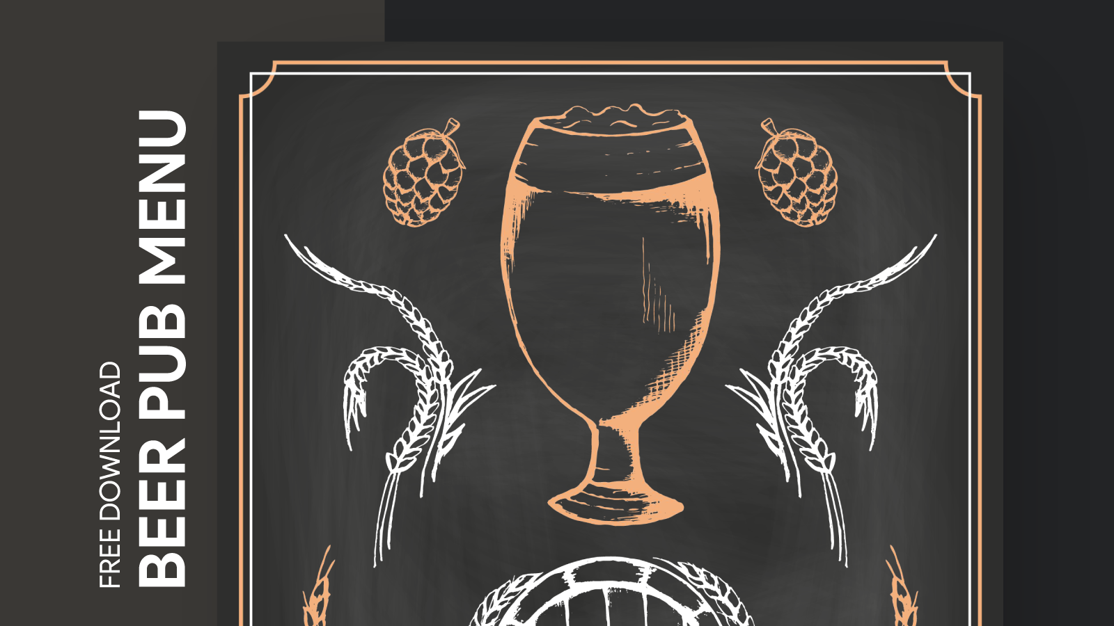 Beer Pub Menu Free Google Docs Template - gdoc.io