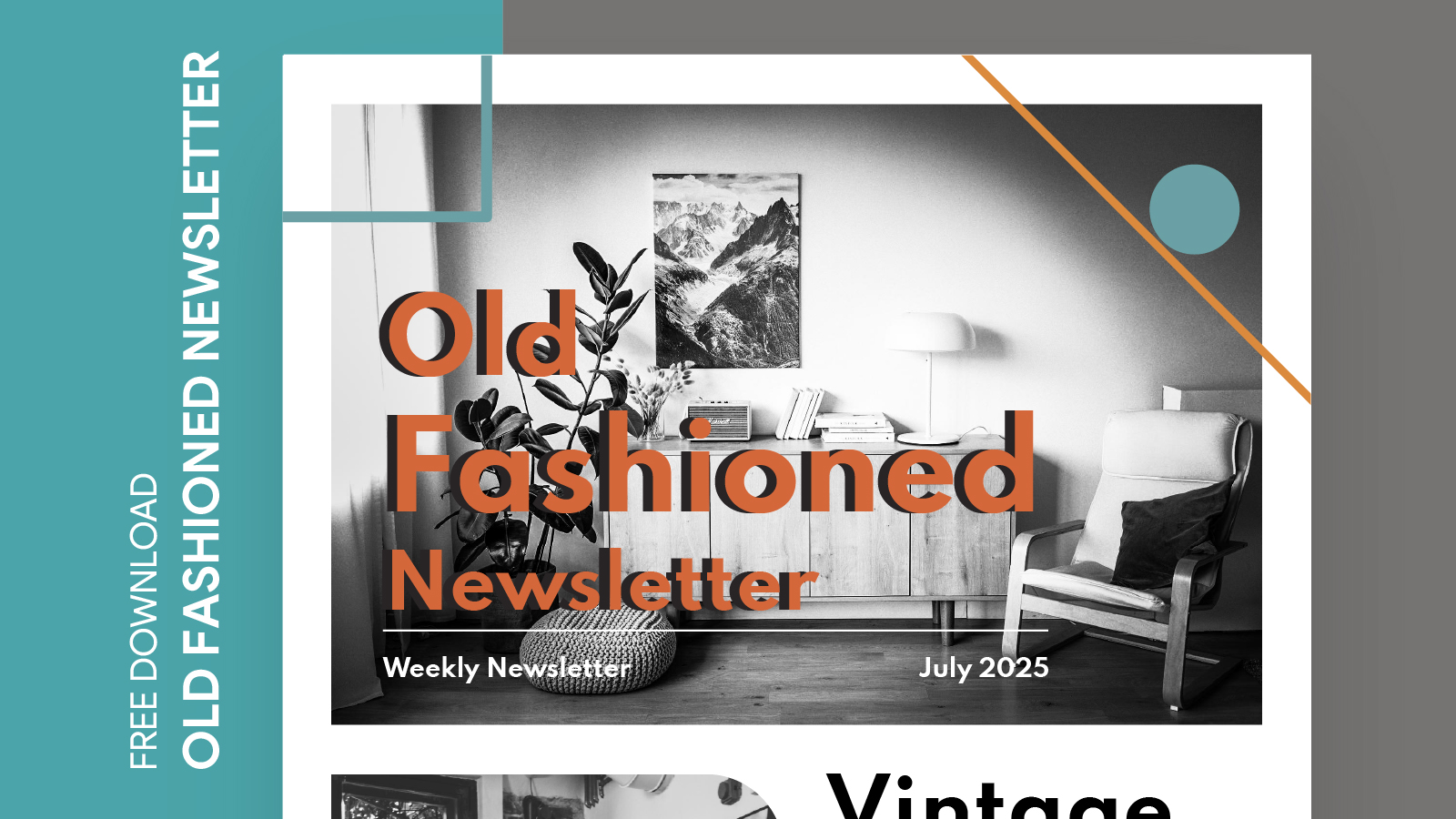 Old Style Newsletter Free Google Docs Template - gdoc.io