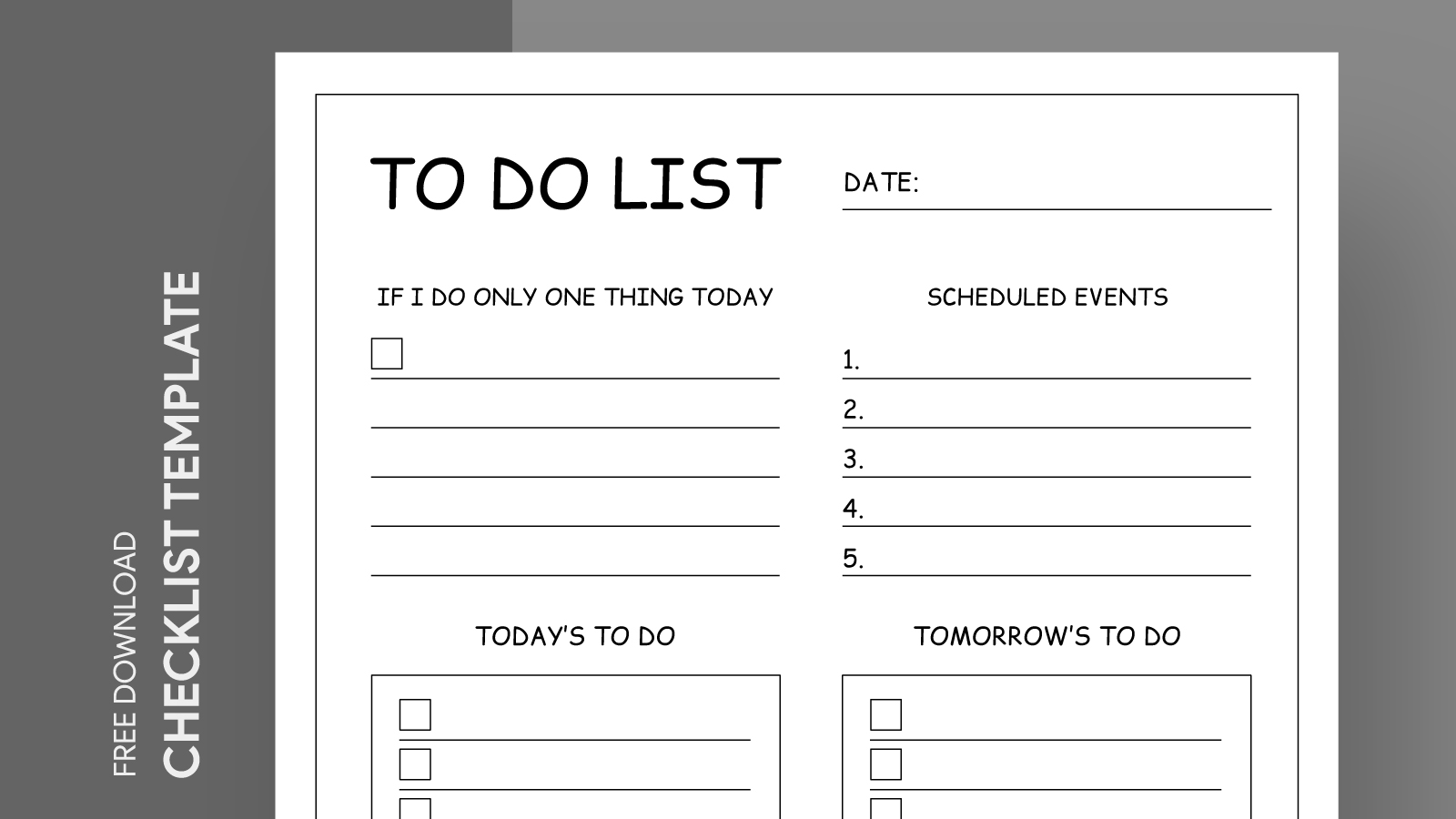 ADHD To Do List and Priority Matrix Free Google Docs Template - gdoc.io