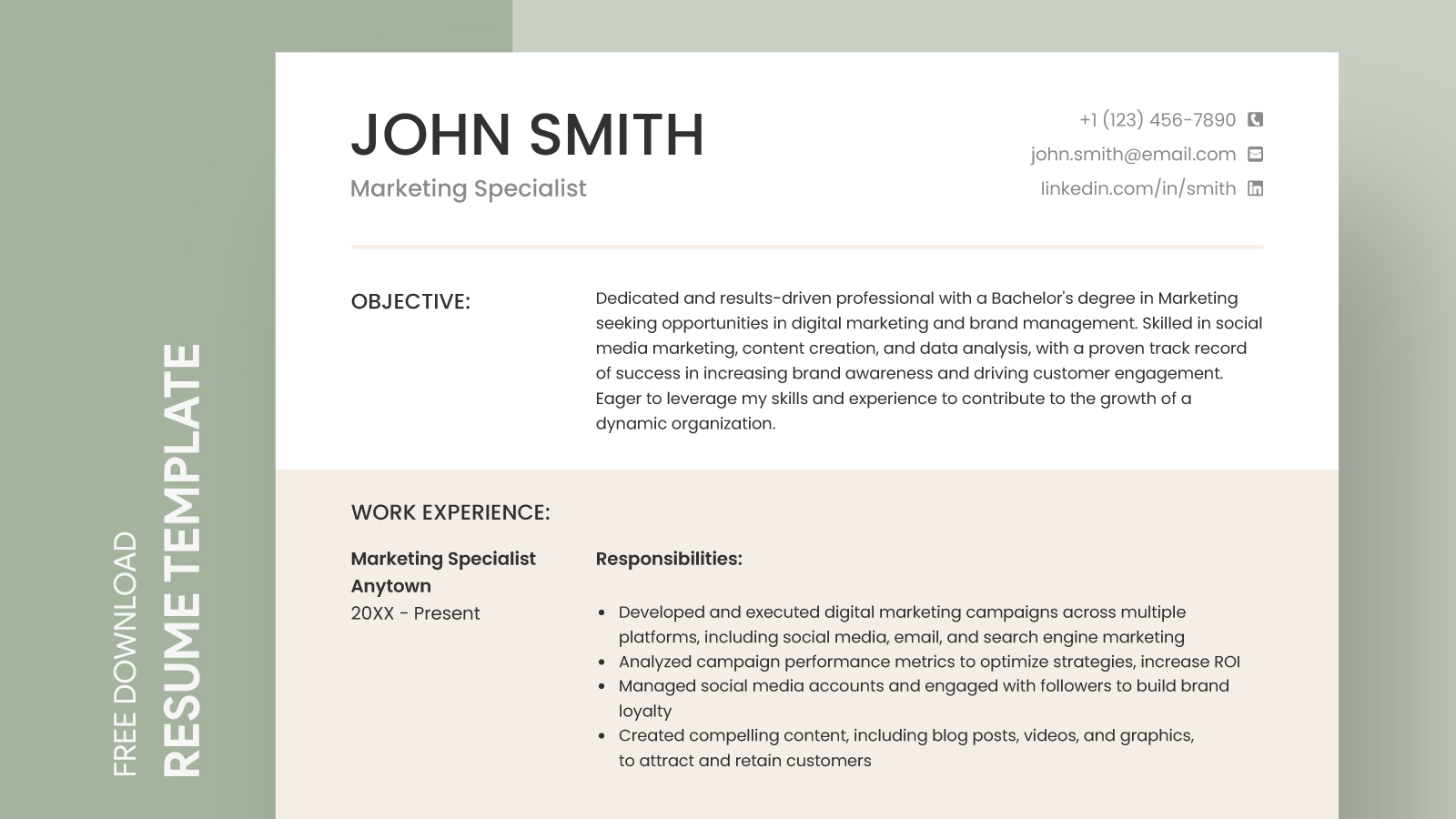 ATS Resume Free Google Docs Template - gdoc.io