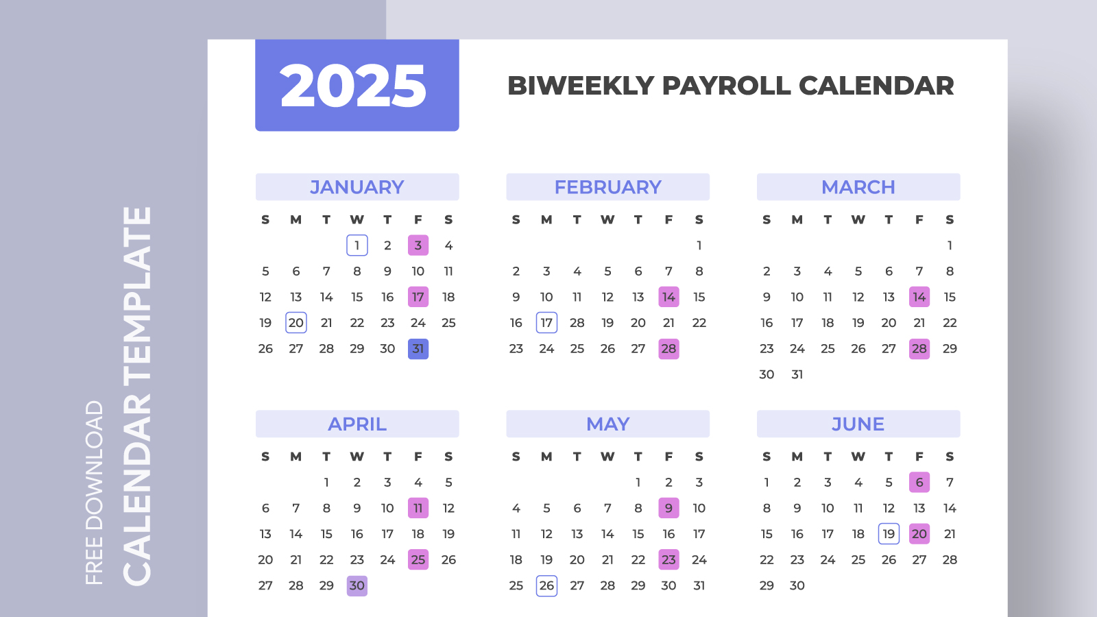 2025 Semi Monthly Payroll Calendar Template Excel - Infoupdate.org