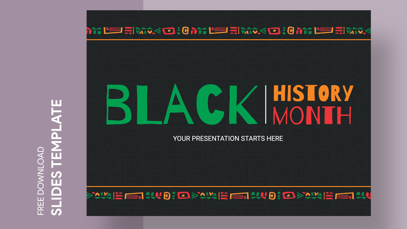 Black History Month Presentation Free Google Slides PowerPoint Template
