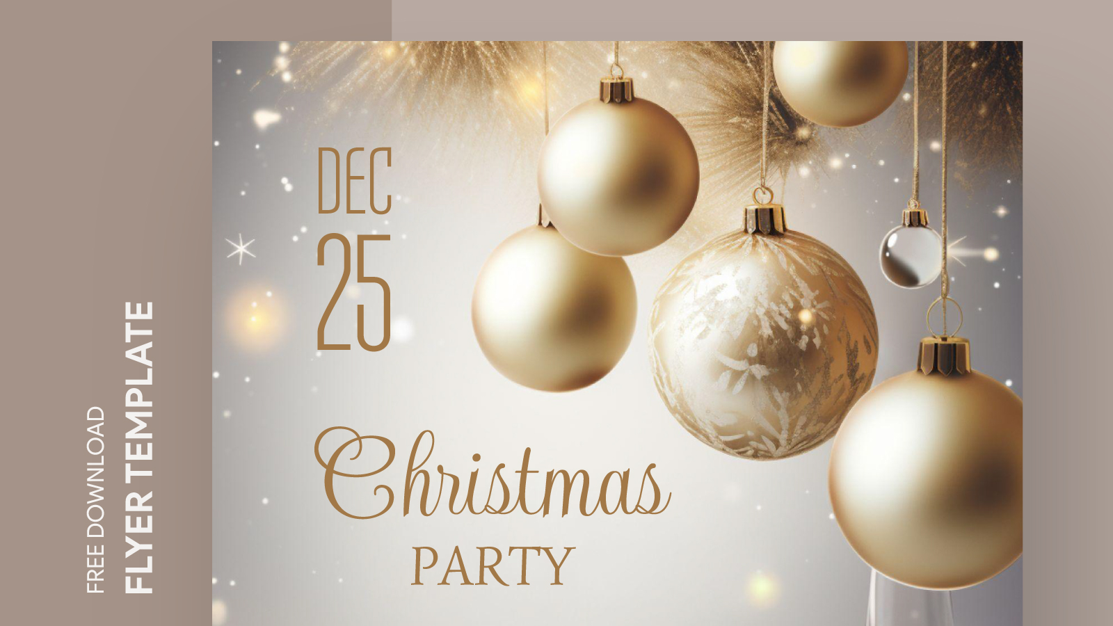 Christmas Party Flyer Free Google Docs Template - gdoc.io