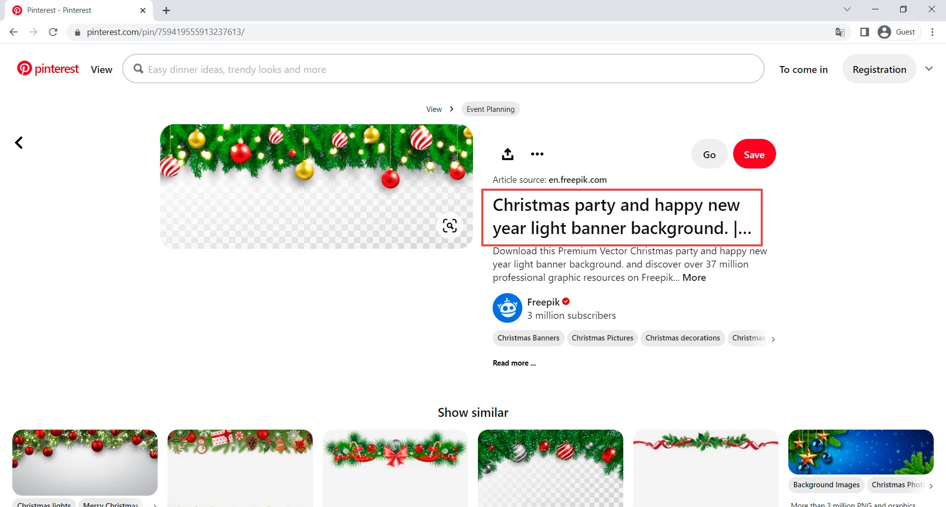 Christmas Page Borders And Banners Red White Modern A4 Document