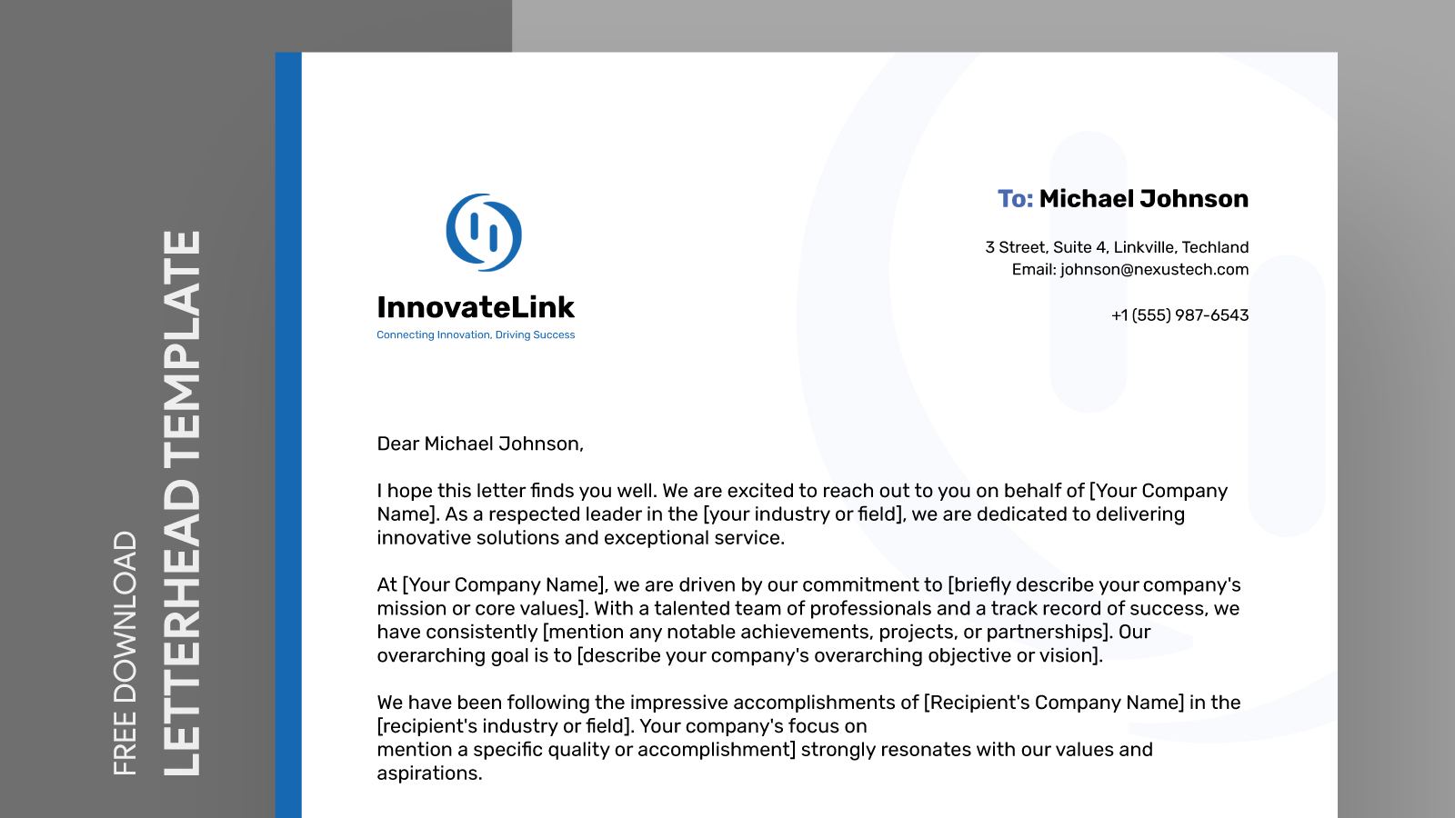 Company Letterhead Free Google Docs Template - gdoc.io