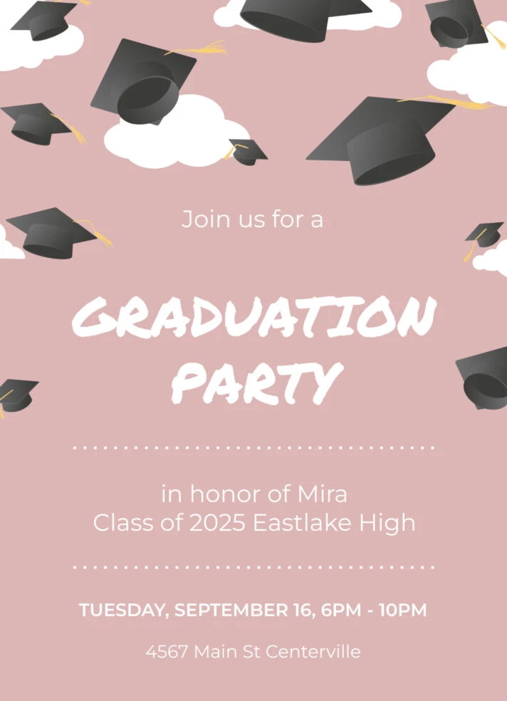 High School Graduation Templates