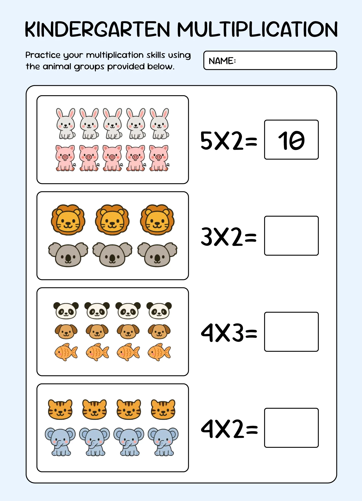 Multiplication Worksheets Kindergarten Printable Multiplication Flash