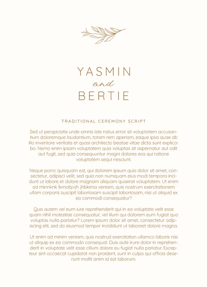 Full Wedding Ceremony Script Funny Wedding Ceremony Script Samples For