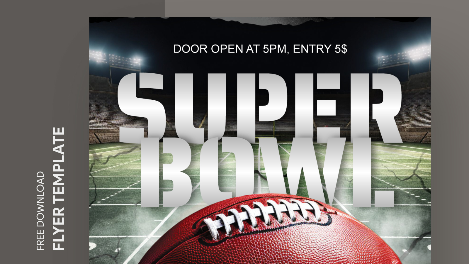 NFL Super Bowl Flyer Free Google Docs Template - gdoc.io
