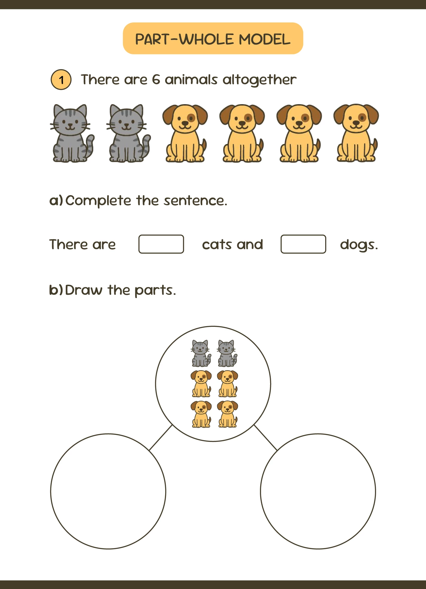 30 Part Part Whole Worksheet Education Template