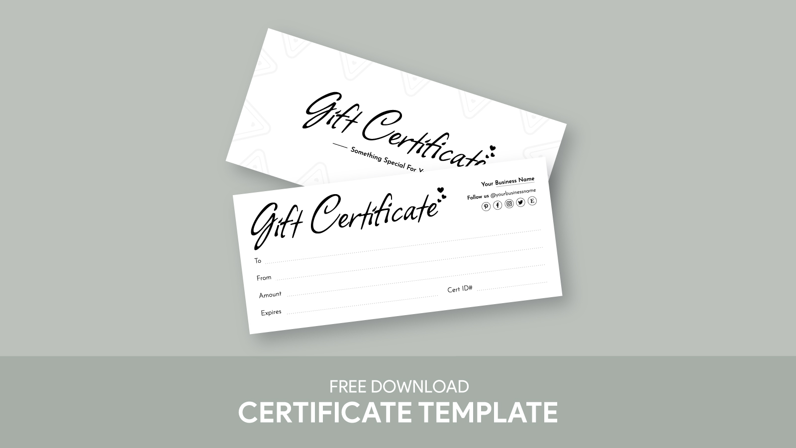 Printable Blank Gift Certificate Free Google Docs Template - gdoc.io