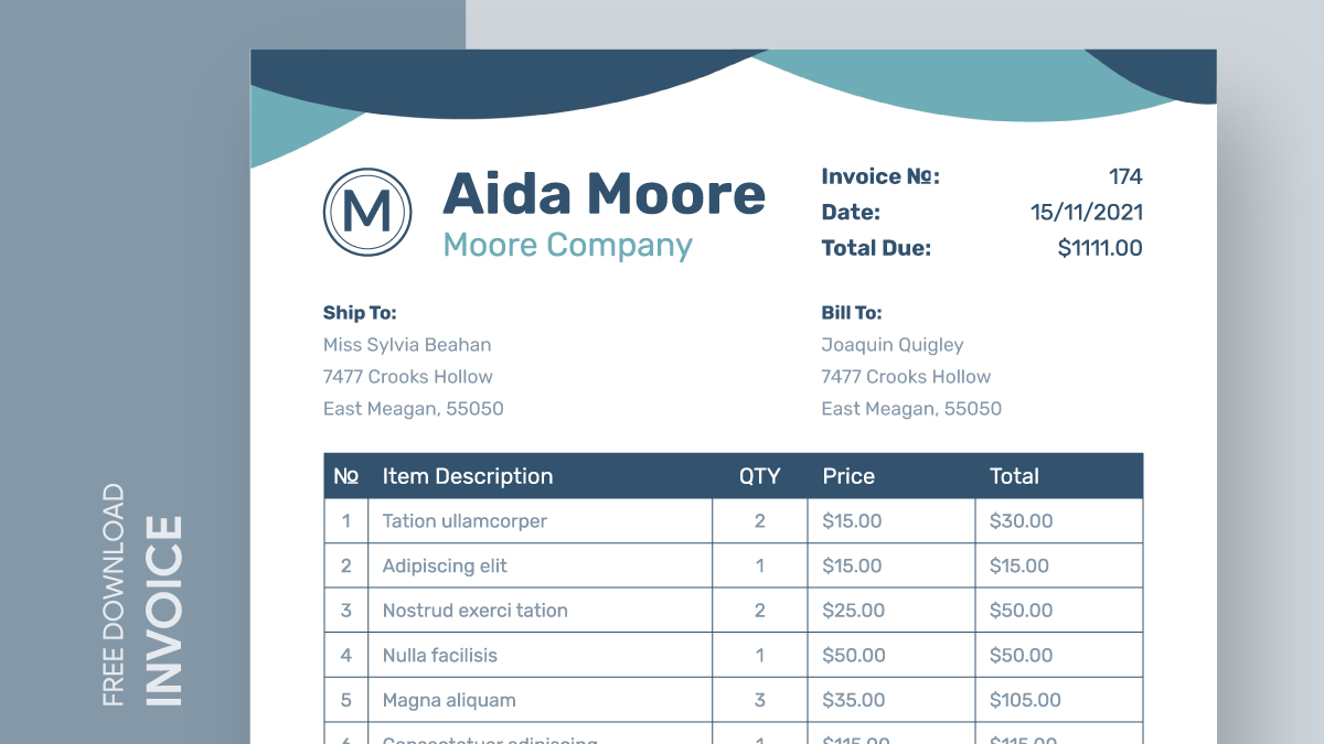 Sales Invoice Free Google Docs Template - gdoc.io