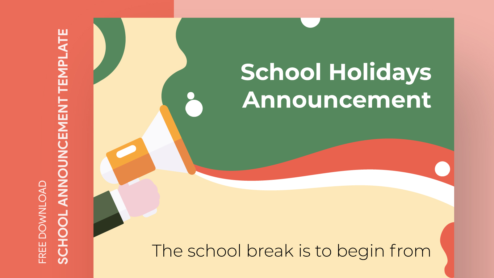 Holiday Announcement Template Happy New Year Holiday Party Banner,