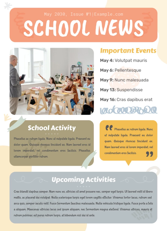13 Classroom Newsletter Templates Free Sample Example