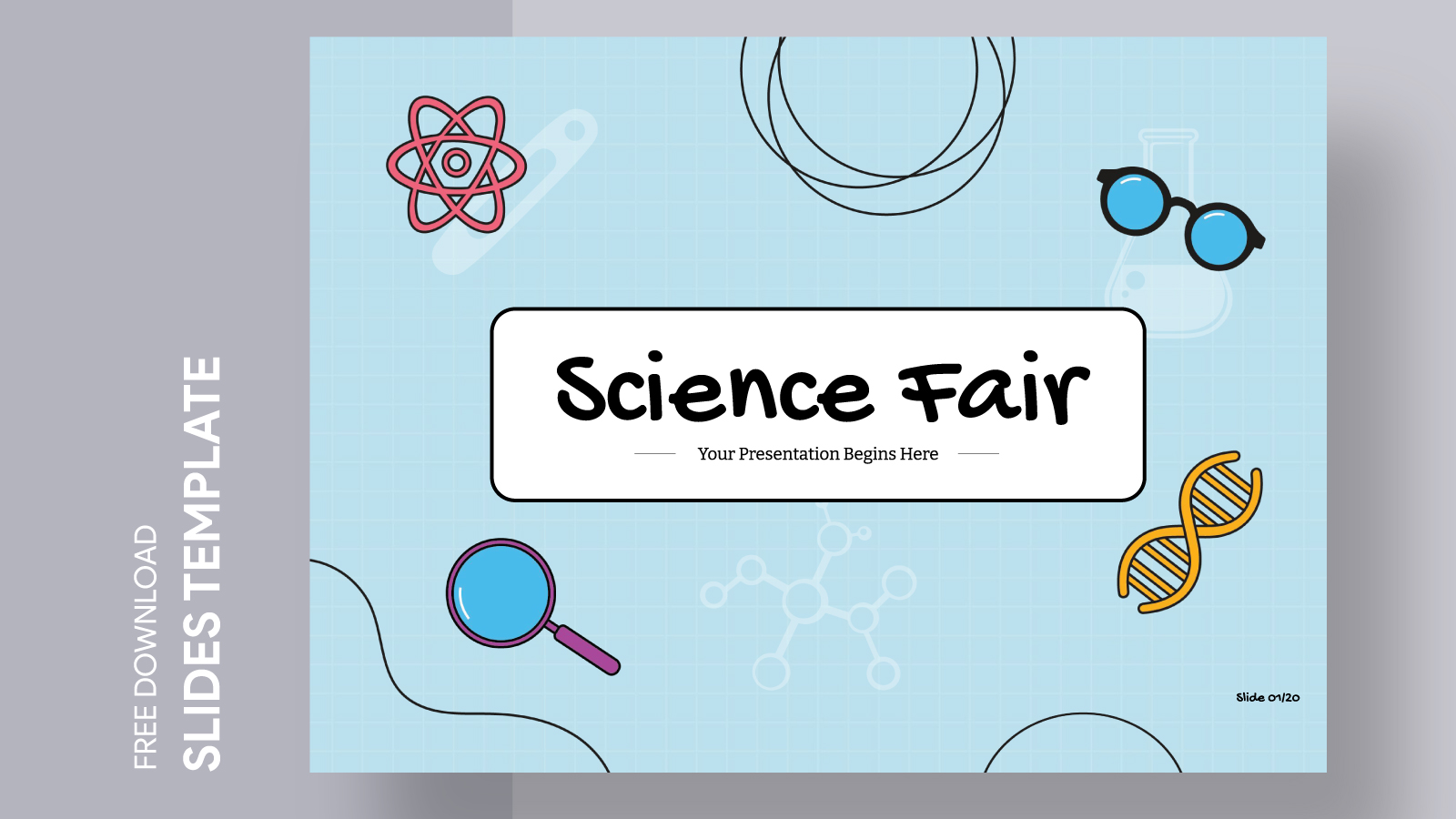 Science Fair Presentation Free Google Slides & PowerPoint Template