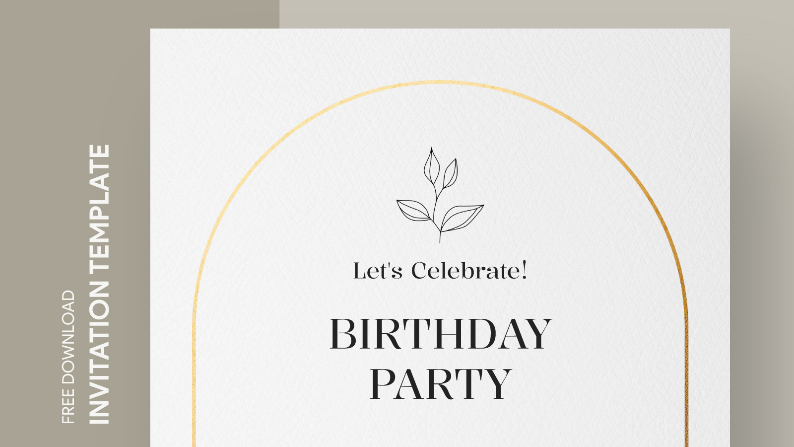 Simple Invitation Free Google Docs Template - gdoc.io