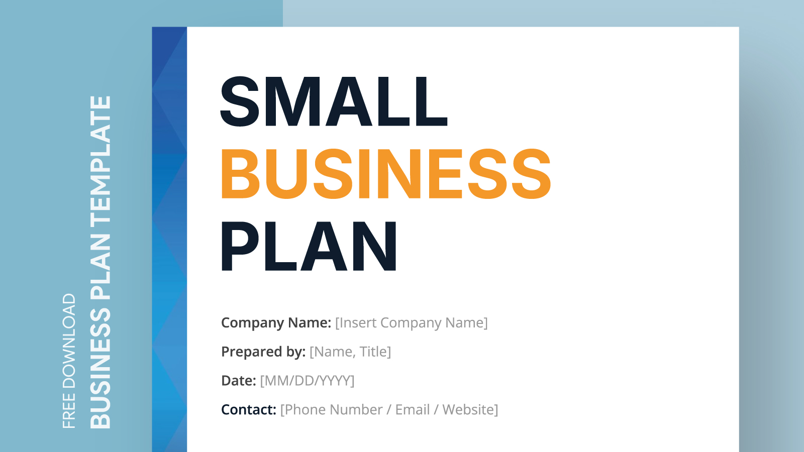 Small Business Plan Free Google Docs Template - gdoc.io
