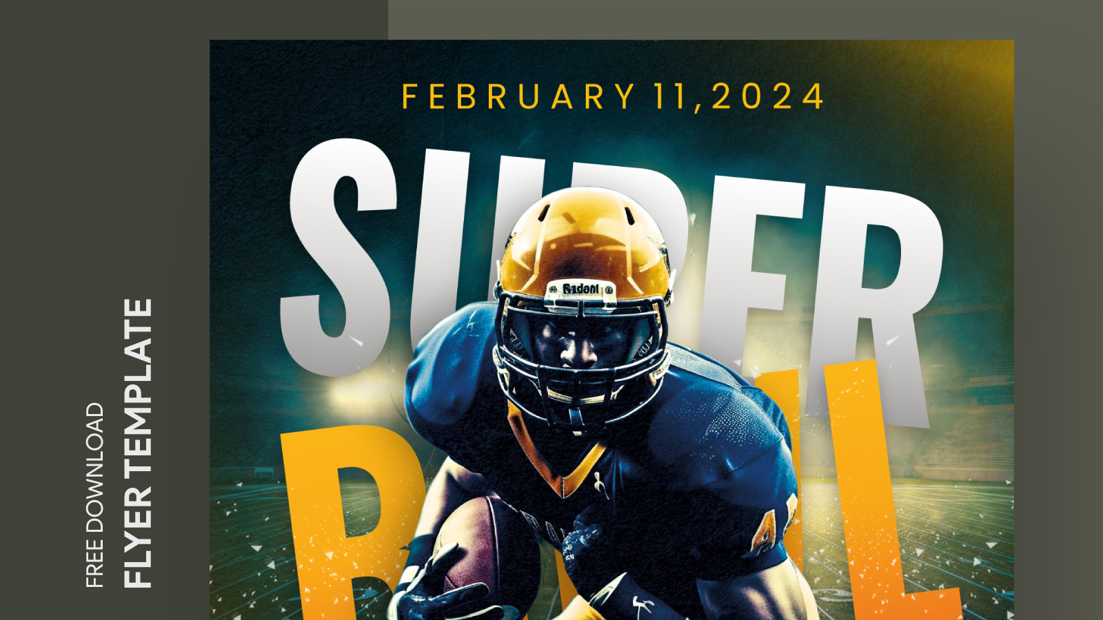 Super Bowl Flyer 2026 Free Google Docs Template - gdoc.io