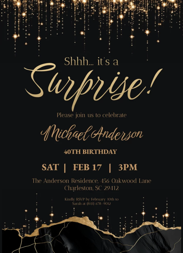 Graduation Party Invitation Wording Surprise