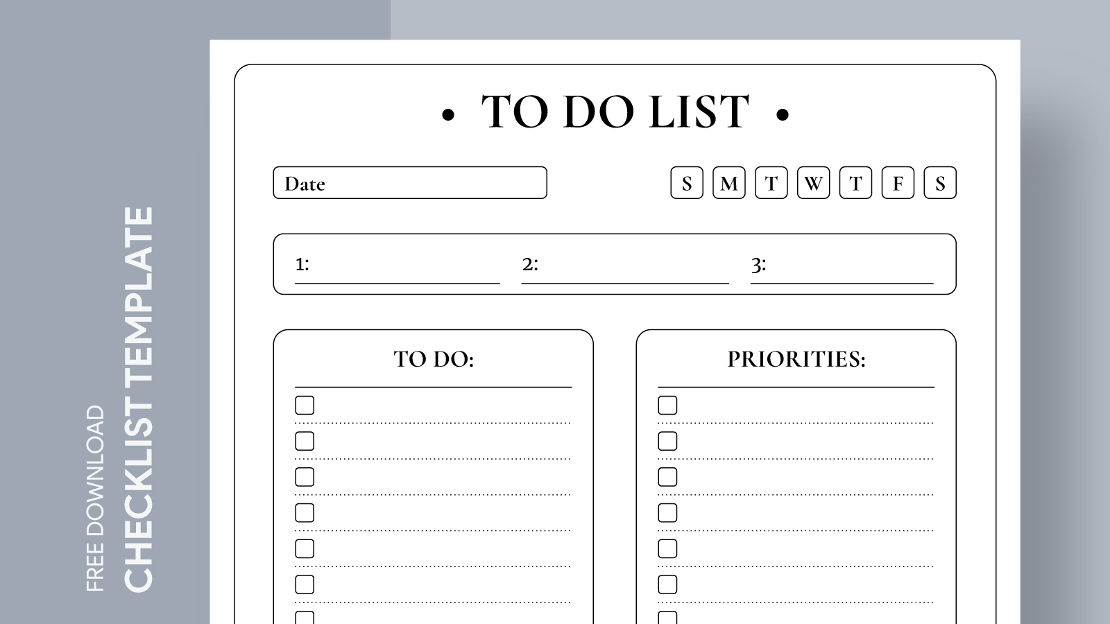 To Do Checklist Free Google Docs Template - gdoc.io