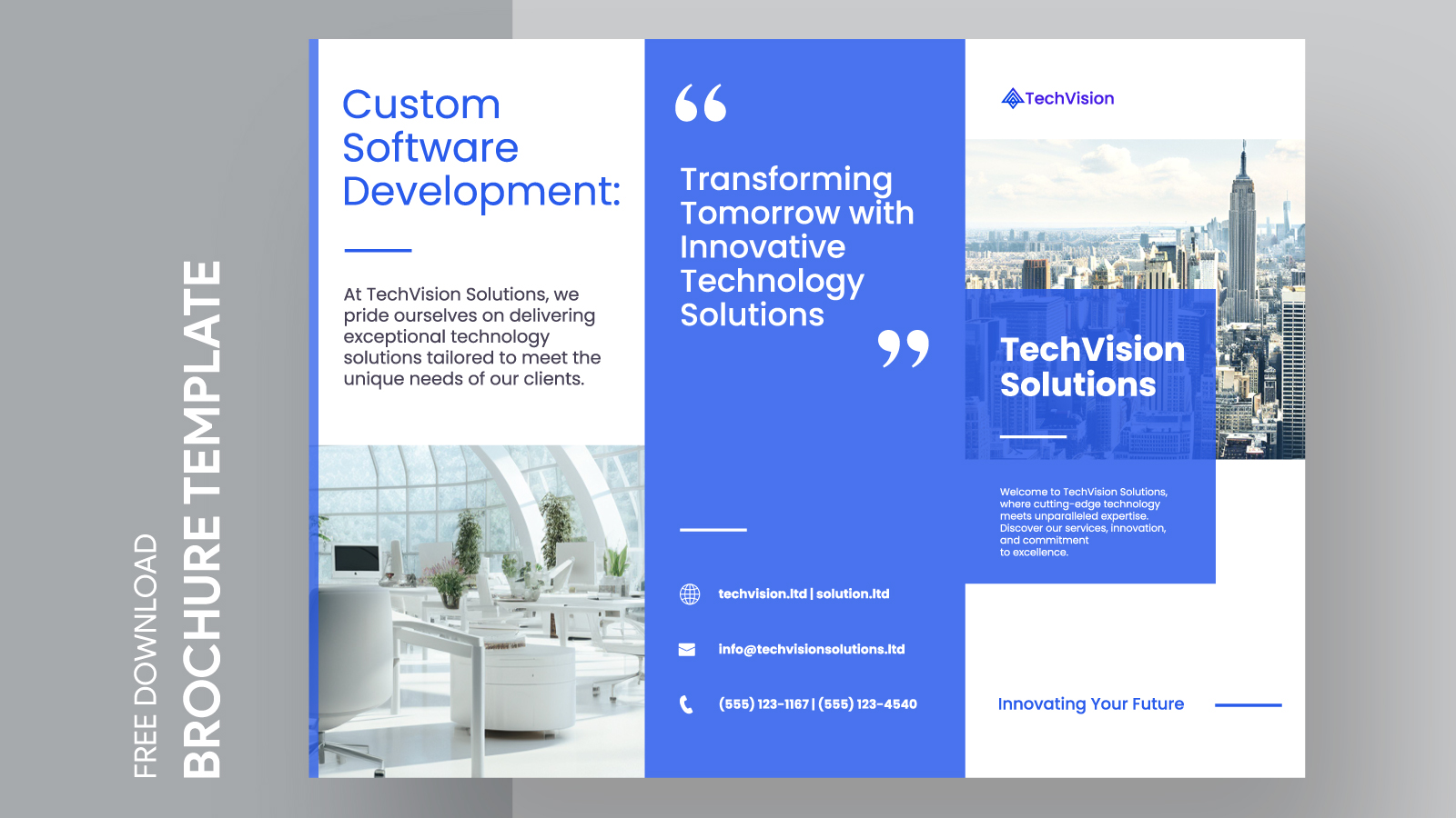 Tri Fold Business Brochure Free Google Docs Template - gdoc.io