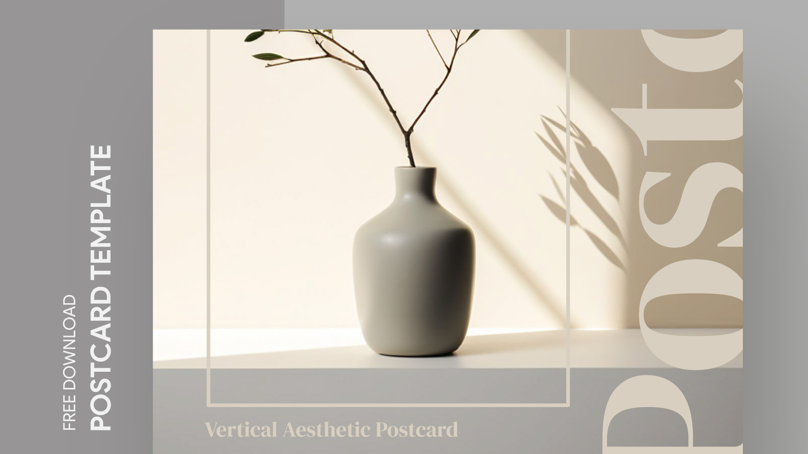 Vertical Aesthetic Postcard Free Google Docs Template - gdoc.io