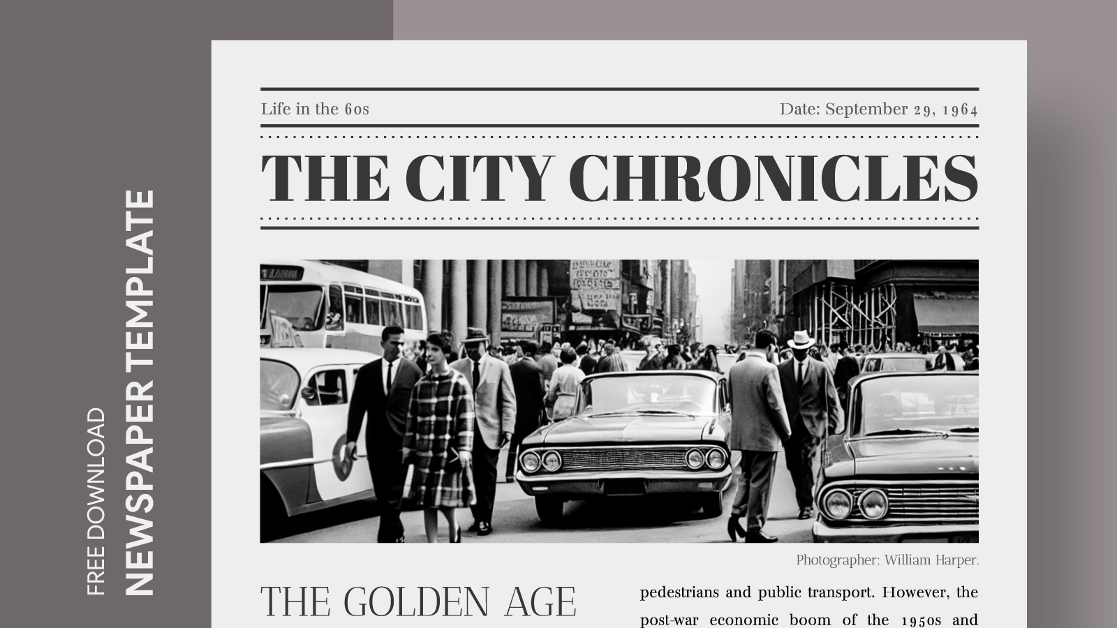 Vintage Headline Newspaper Free Google Docs Template - gdoc.io Vintage Headline Newspaper Free Google Docs Template - gdoc.io